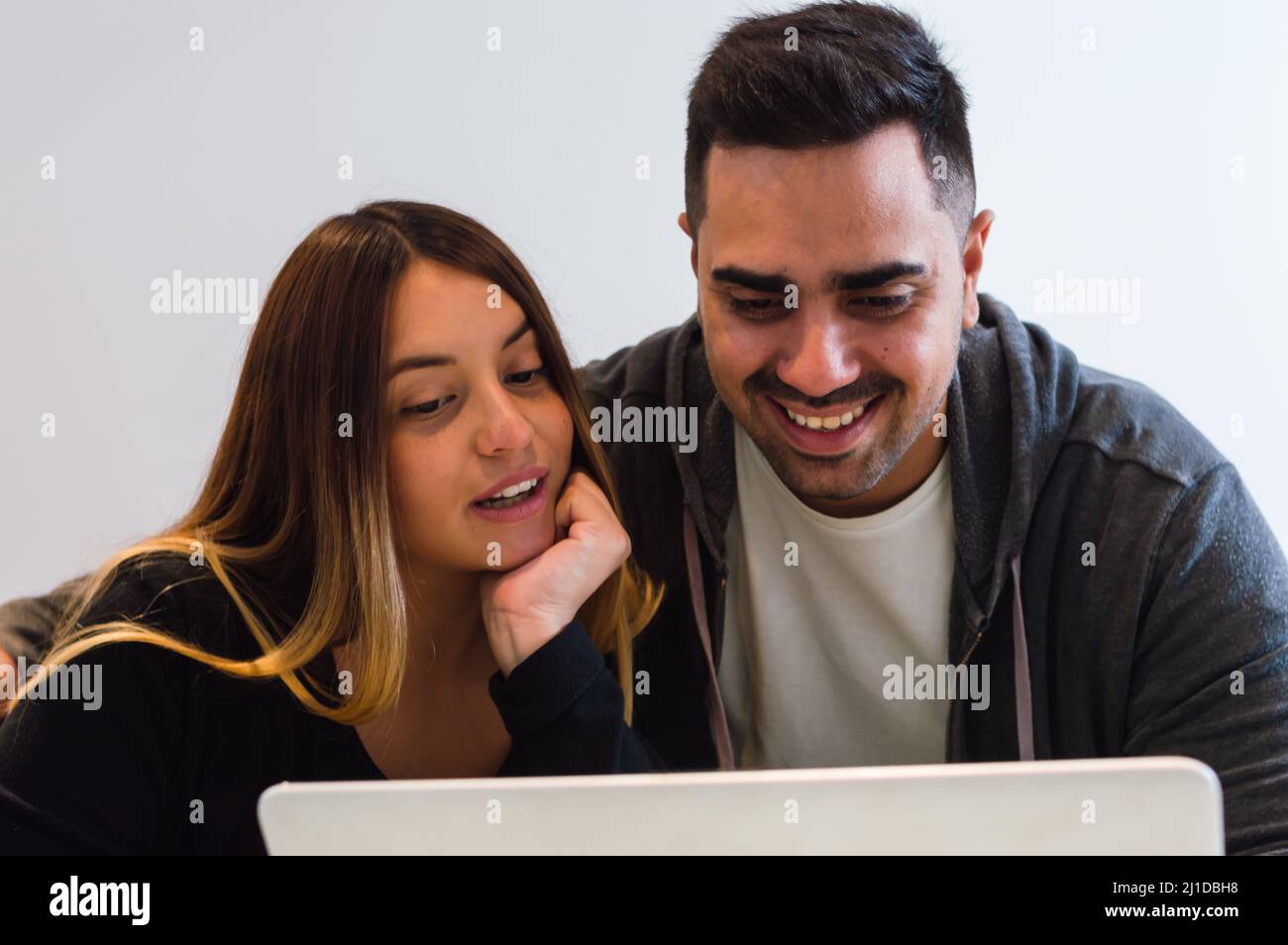 Watching computer screen hi-res stock photography and images - Alamy