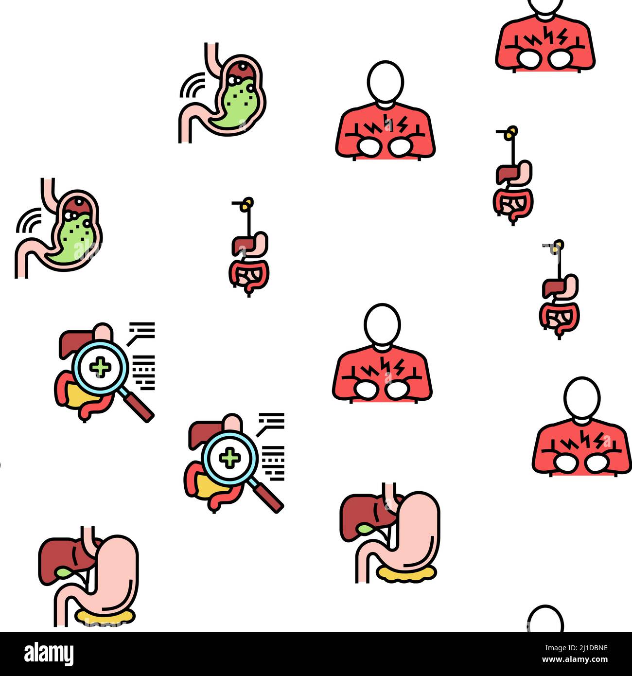 Stomach fungus Stock Vector Images - Alamy