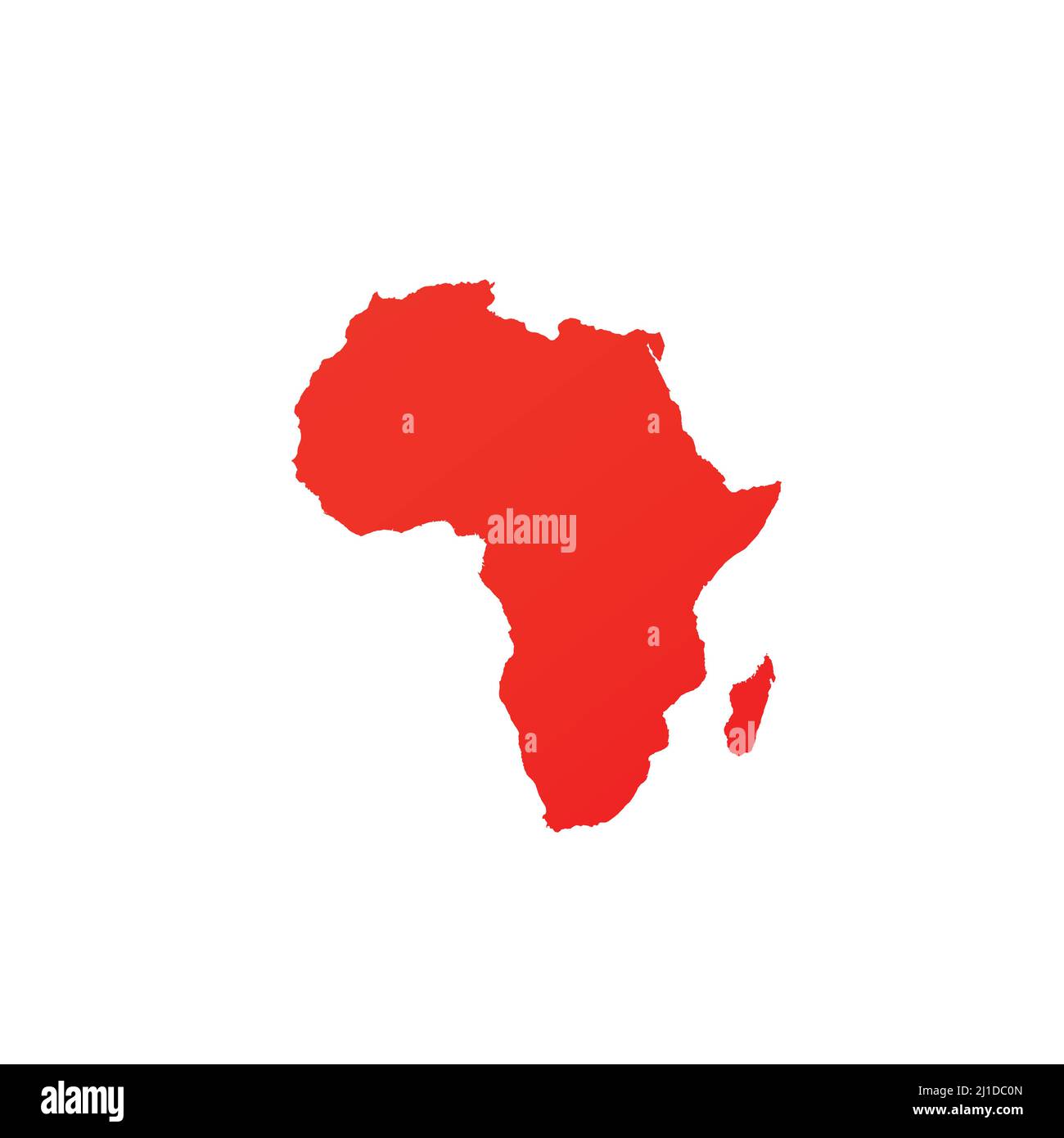 Map Of Africa Sign Silhouette World Map Globe Vector Isolated Color