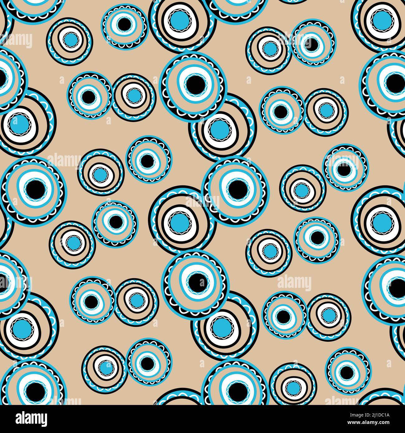 Seamless pattern with geometric aboriginal ornament. Ethnic tribal ...
