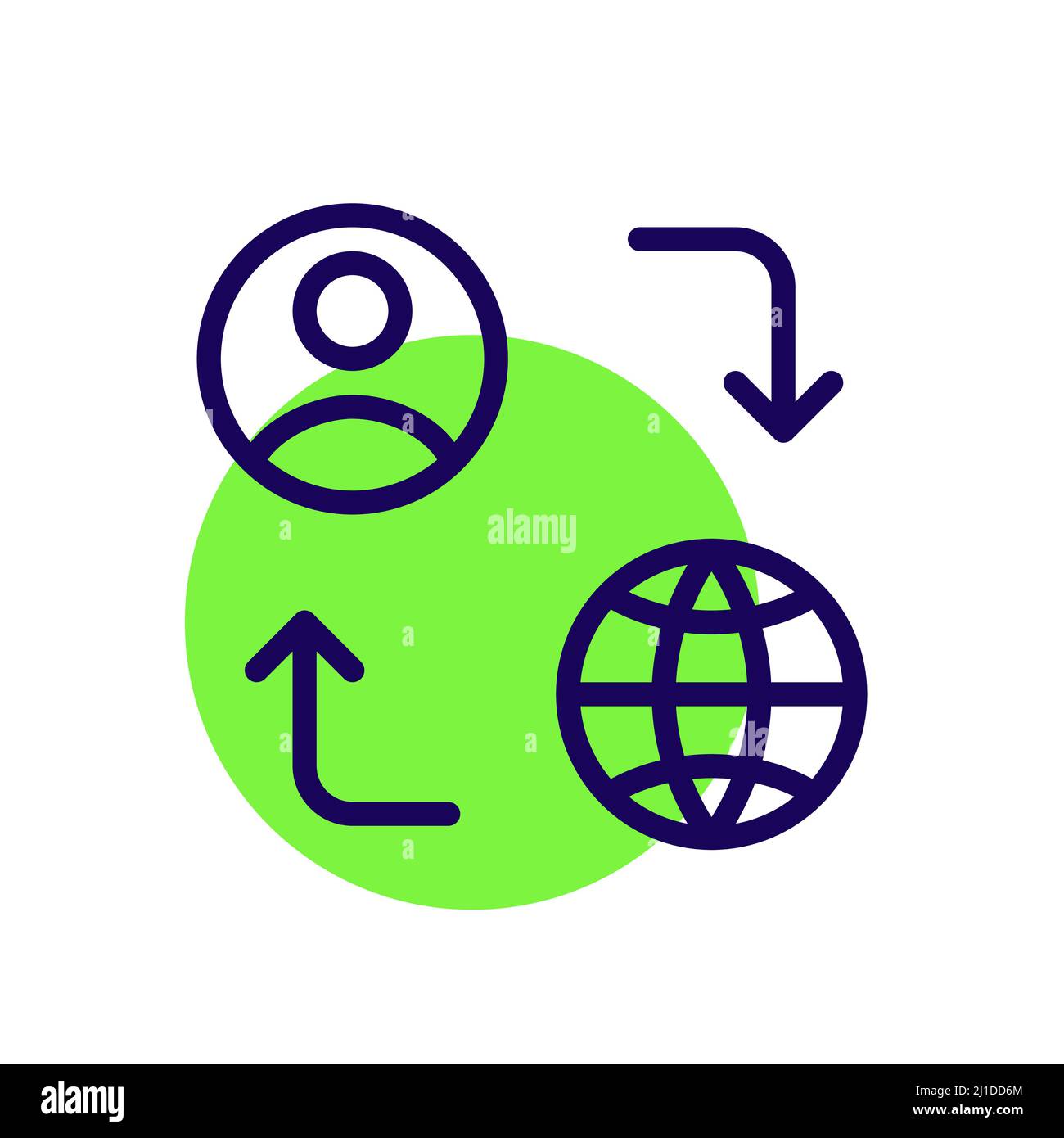 Wireless interactions Stock Vector Images - Alamy