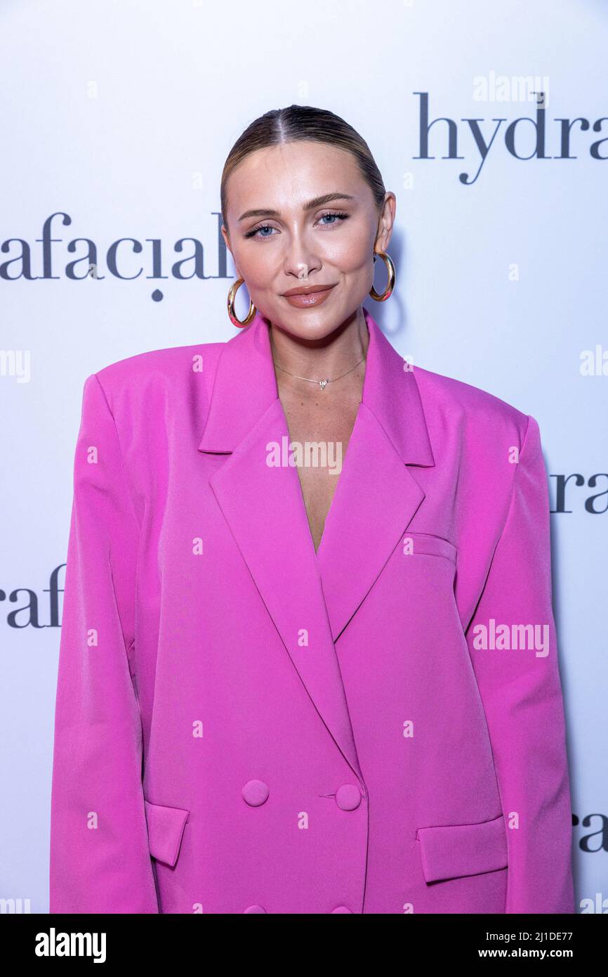 Sarah Ashcroft attends the Hydrafacial Flagship Shop Launch Party in ...