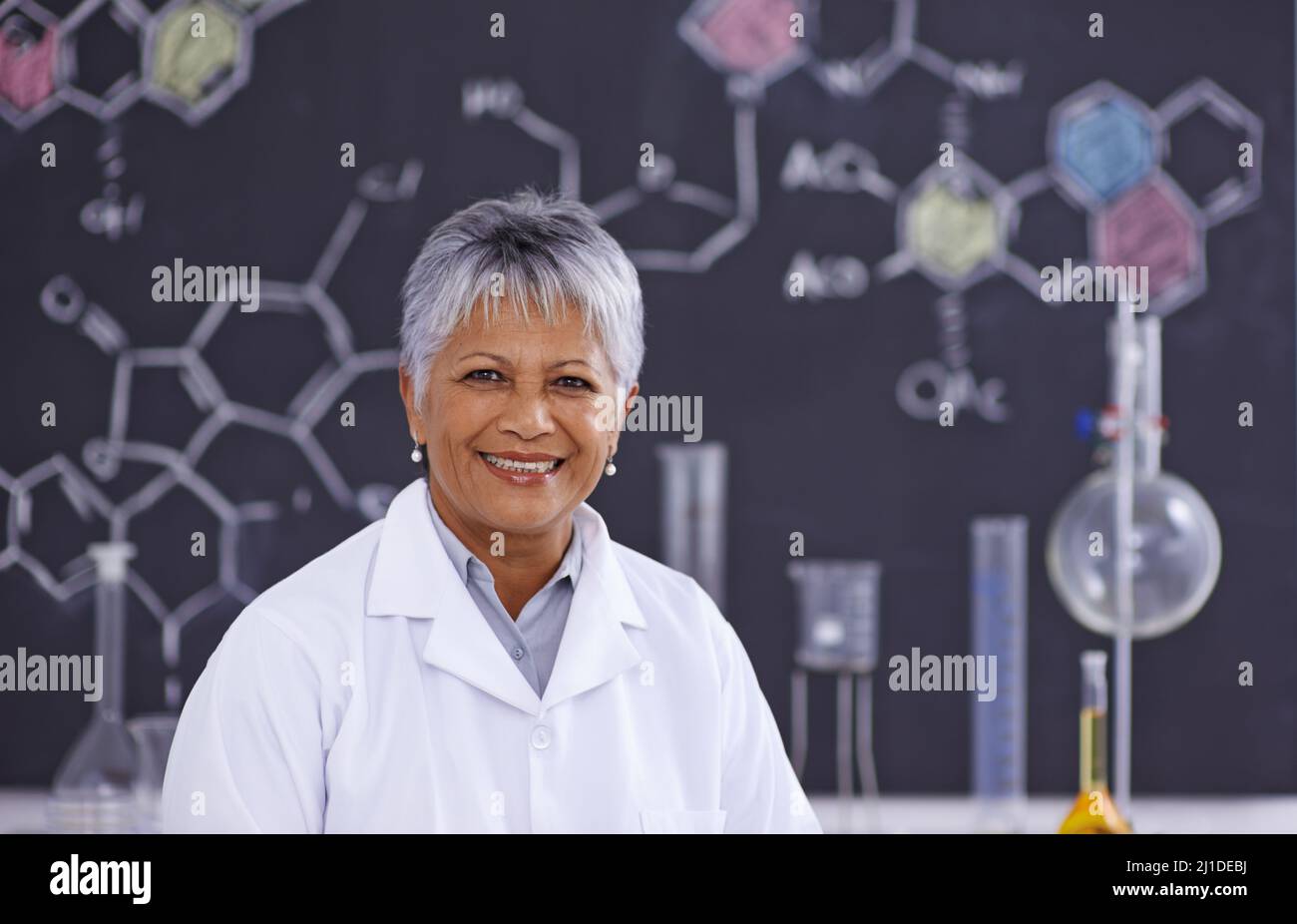 Everyones favourite chemistry teacher. A senior female scientist ...