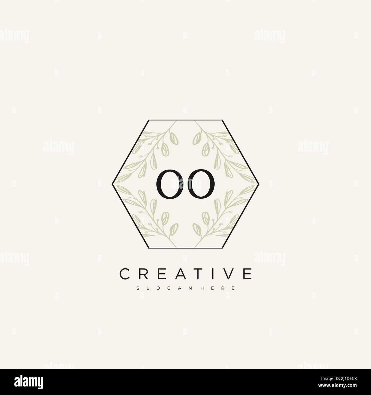 OO Initial Letter Flower Logo Template Vector premium vector Stock ...
