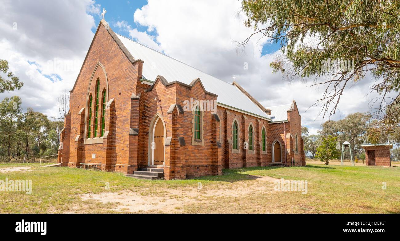 St Patricks Catholic Church at Delungra in New England, northern New ...