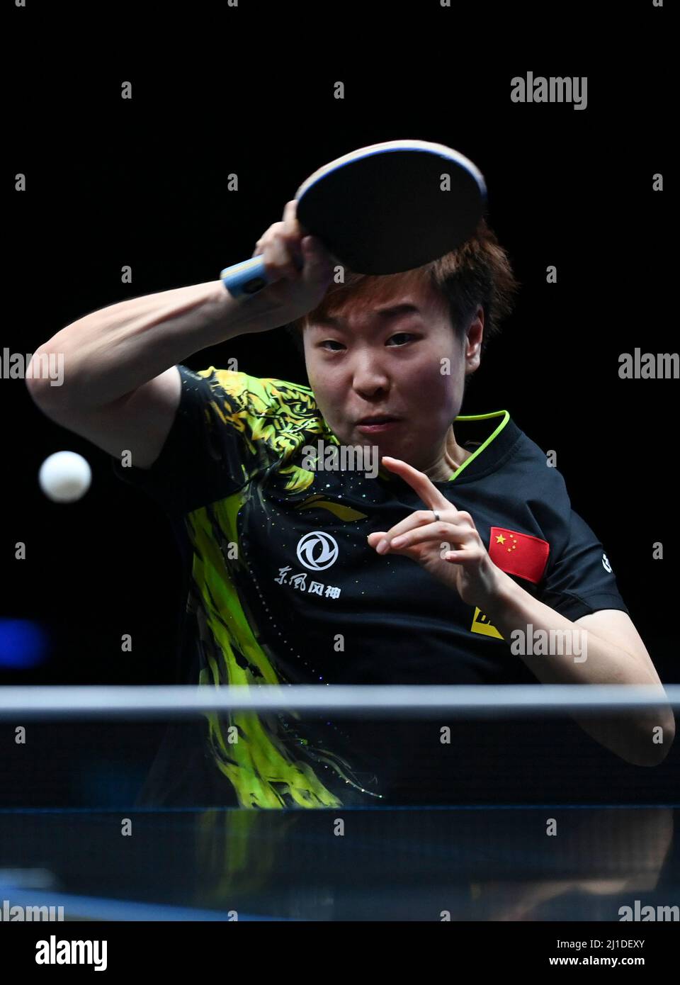 Doha, Qatar. 24th Mar, 2022. Zhang Rui of China compete during the ...
