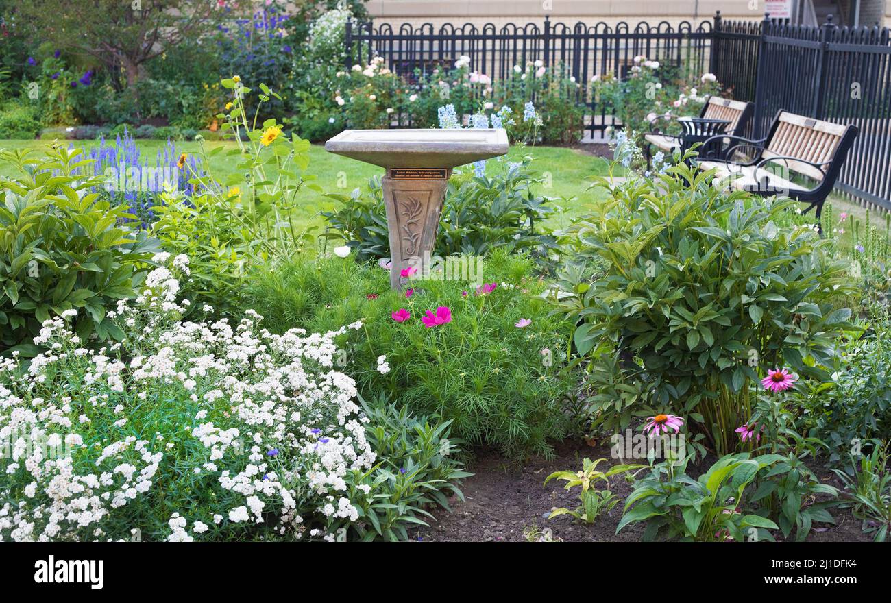 Beaulieu Gardens at the historic Lougheed House in downtown Calgary ...