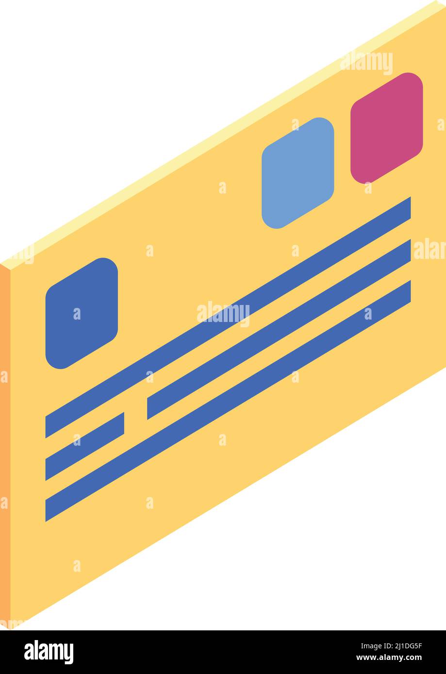 credit card isometric Stock Vector Image & Art - Alamy