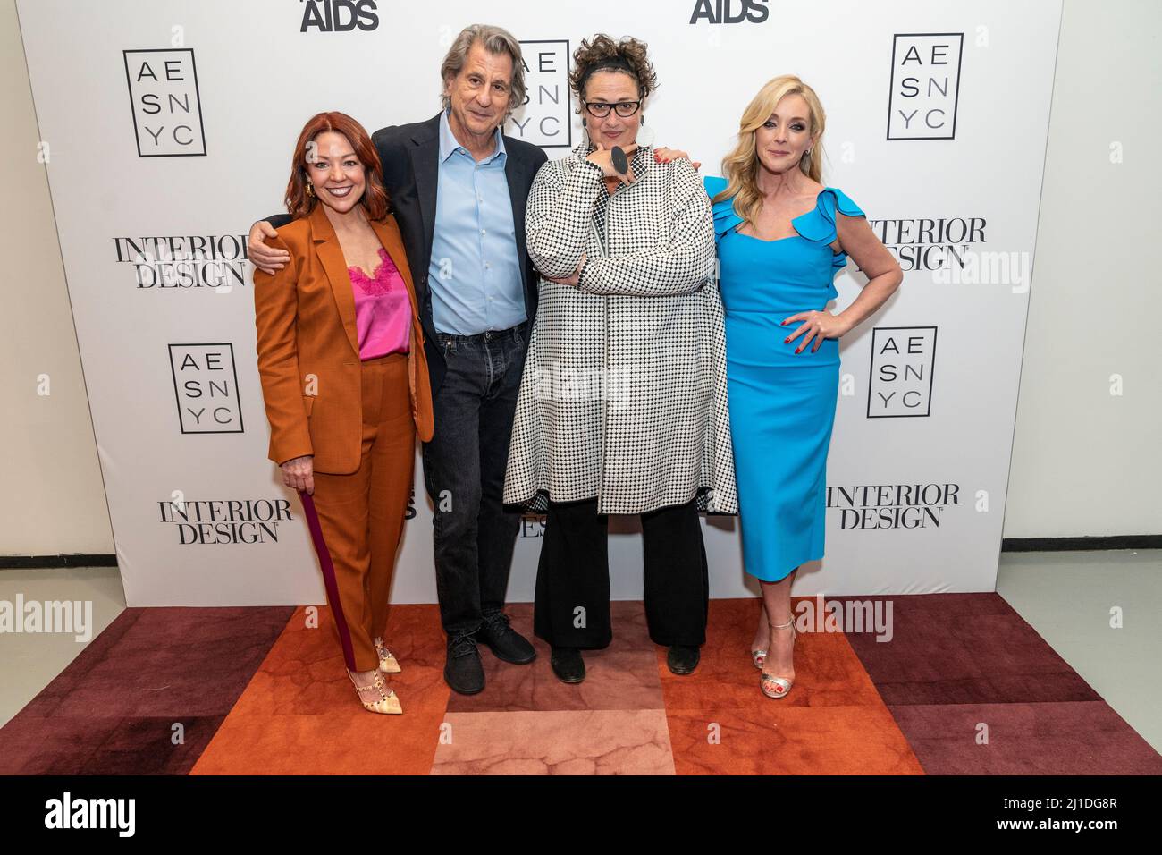 New York, NY - March 24, 2022: Dawn Roberson, David Rockwell, Cindy ...
