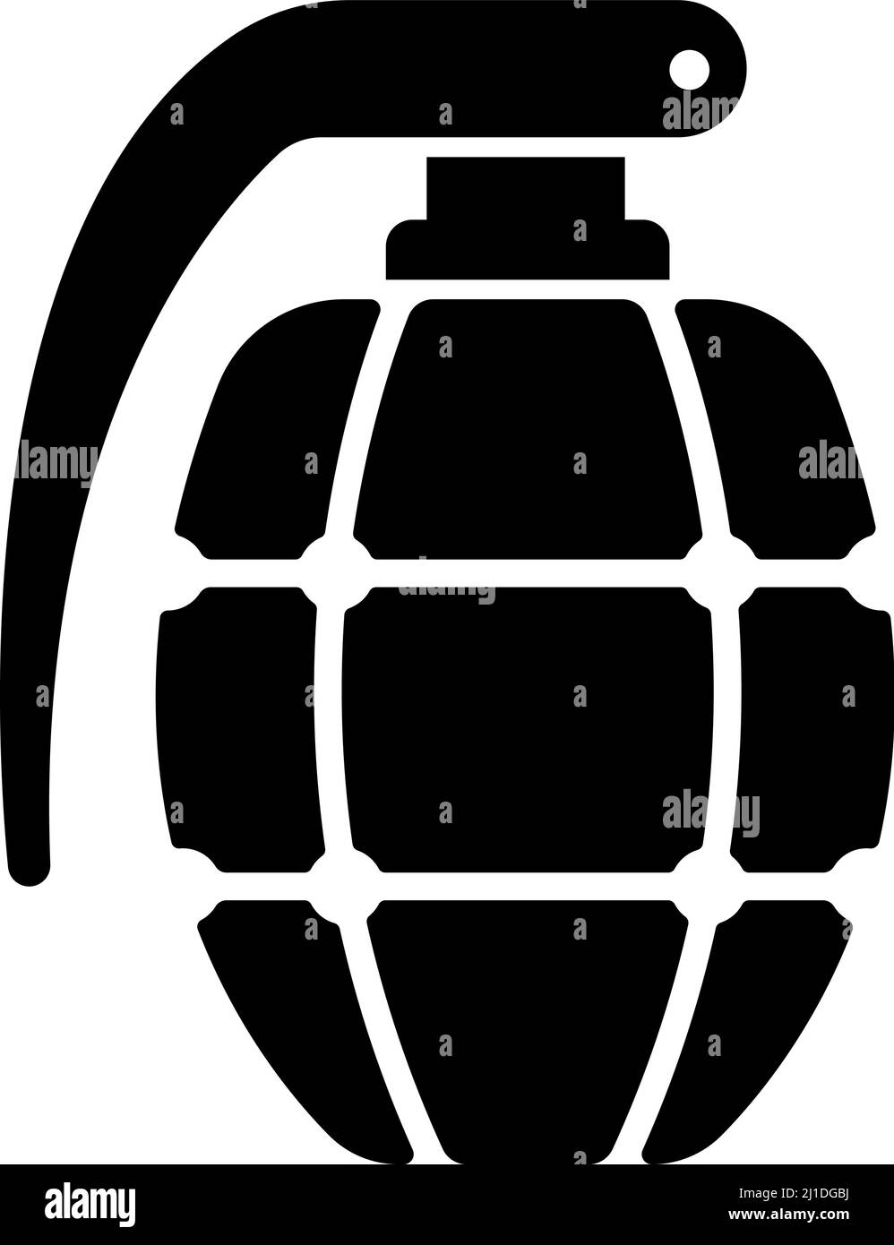 Grenade , bomb vector icon illustration Stock Vector Image & Art - Alamy