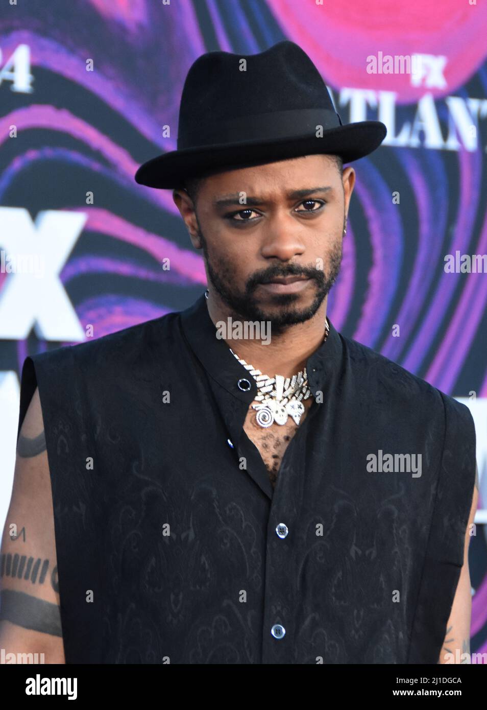 Los Angeles, California, USA 24th March 2022 Actor LaKeith Stanfield ...