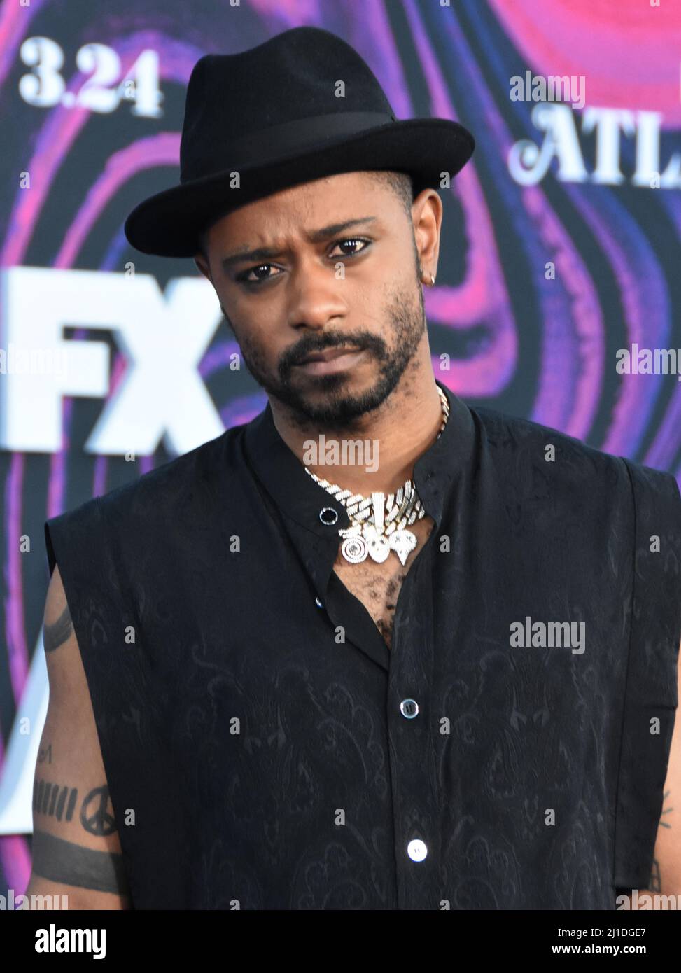 Los Angeles, California, USA 24th March 2022 Actor LaKeith Stanfield ...