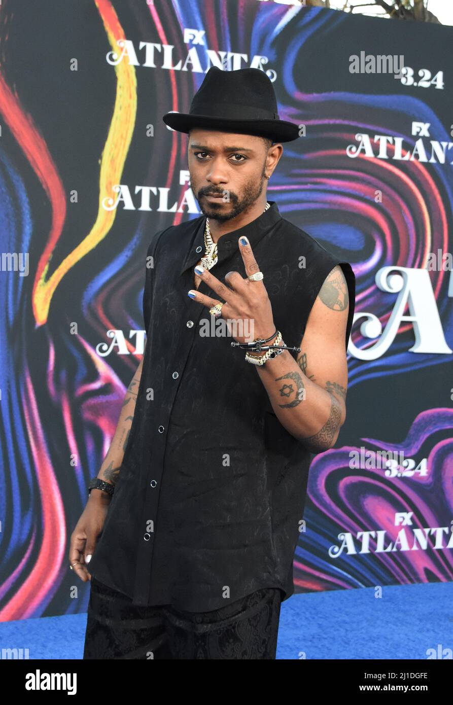 Los Angeles, California, USA 24th March 2022 Actor LaKeith Stanfield ...