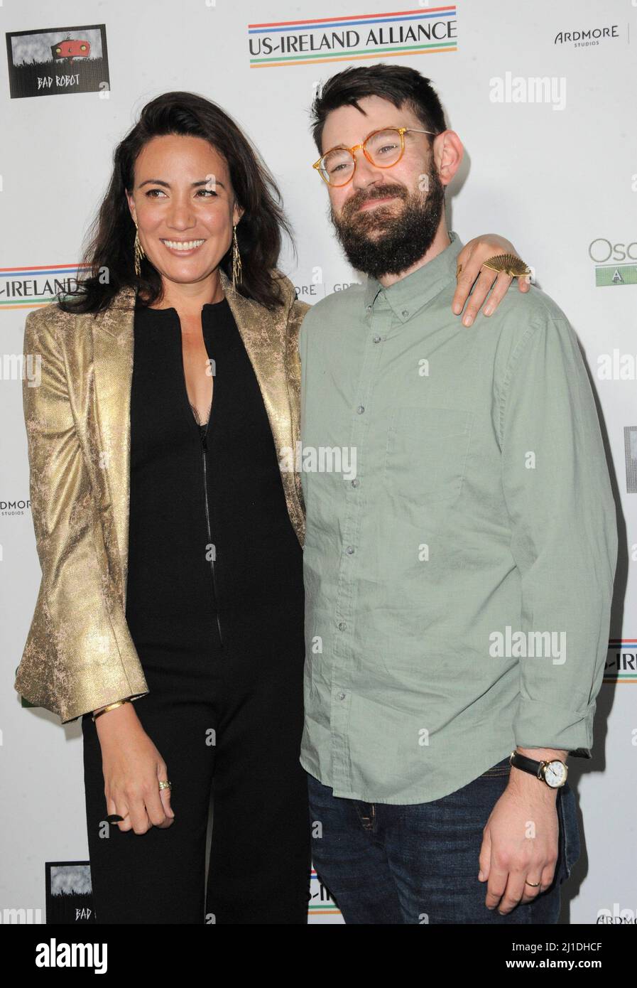 Los Angeles, CA. 24th Mar, 2022. Wes Humphrey, Lisa Joy at arrivals for ...