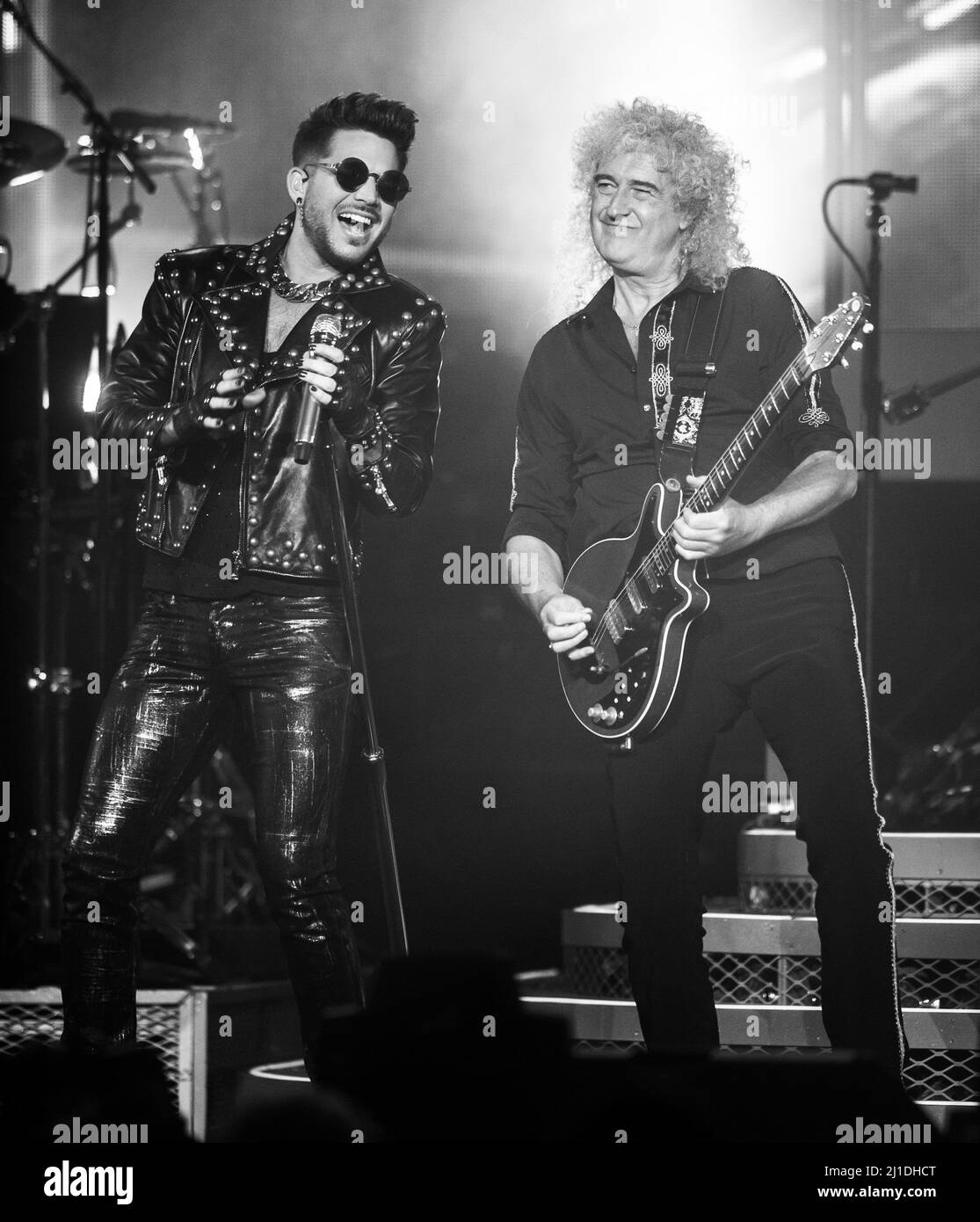 LAS VEGAS, NV - July 5 : Queen with Adam Lambert performs at The Joint ...