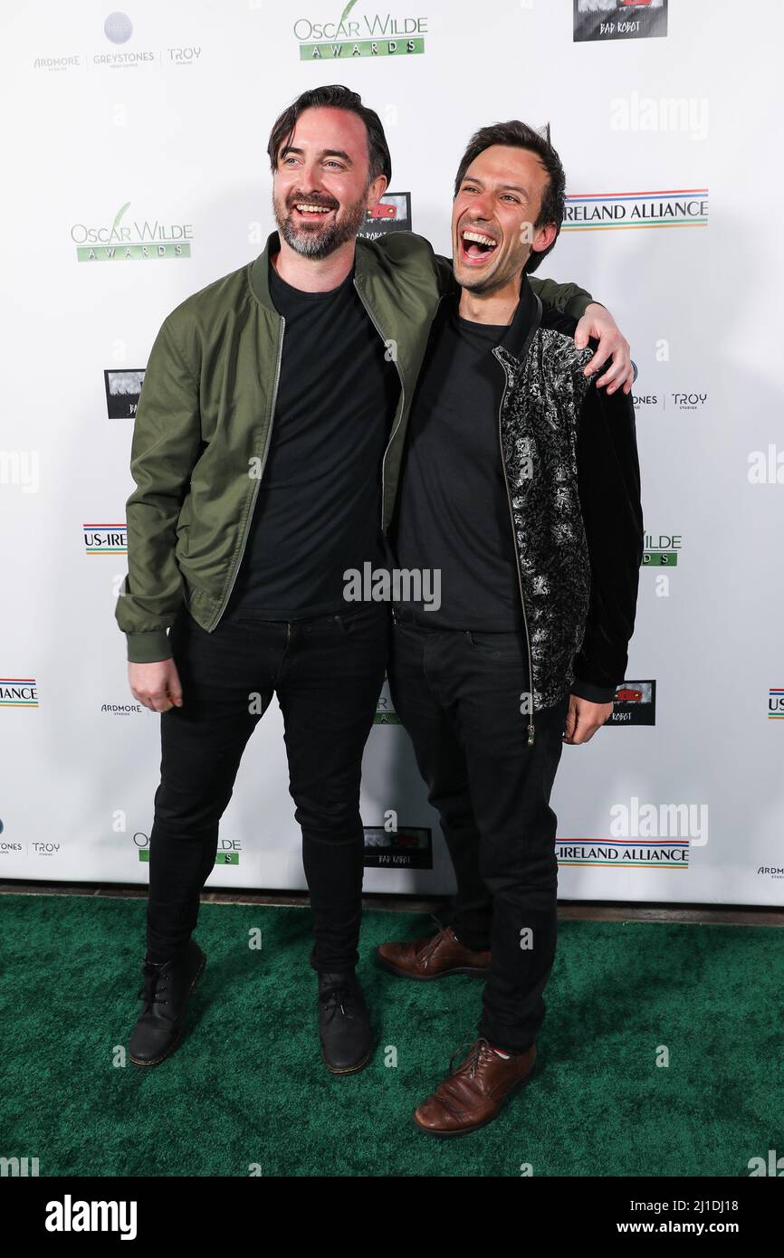 Los Angeles, USA. 24th Mar, 2022. Ruairí Lynch and Brian Dillon of ...