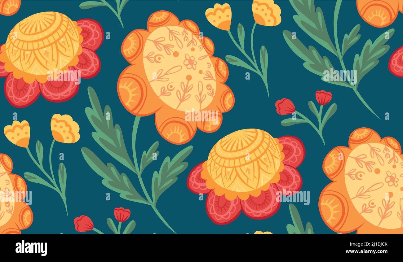 Colourful native flora Stock Vector Images - Alamy