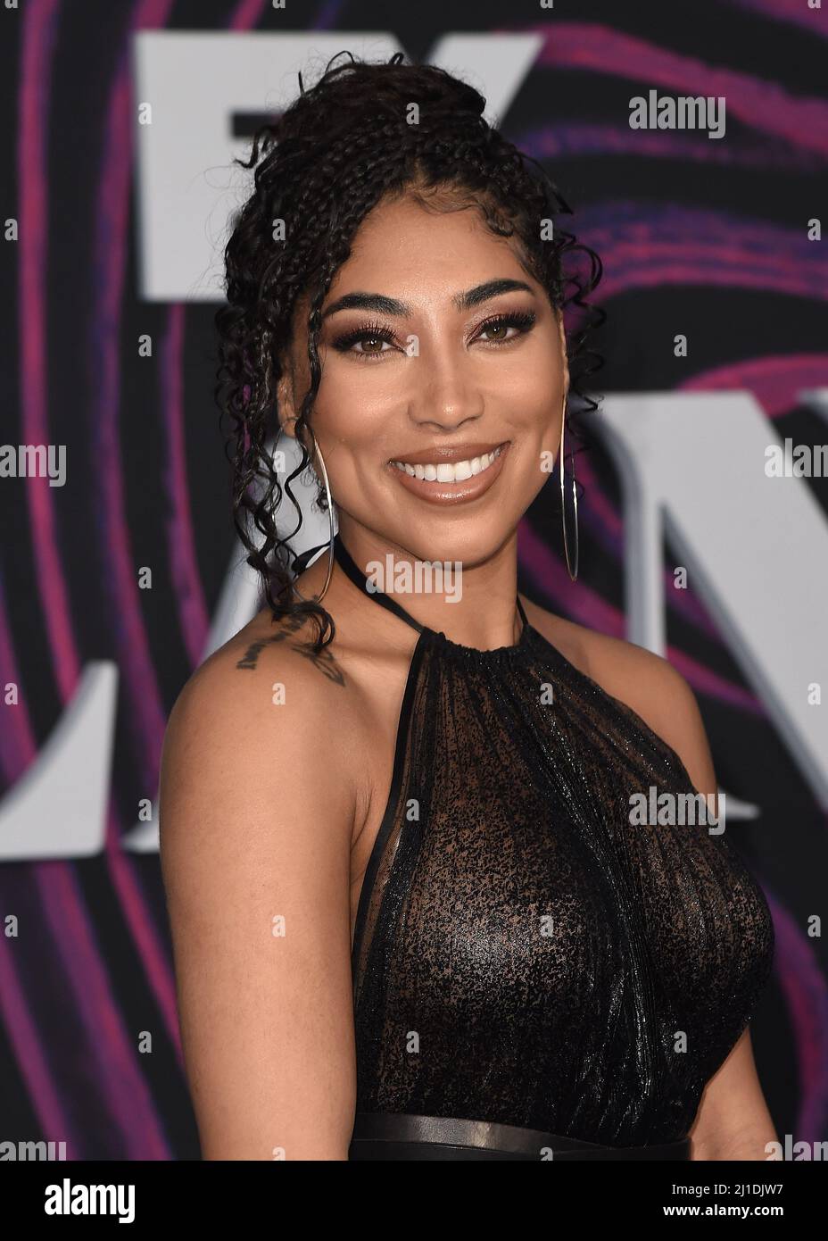 Adriyan Rae walking on the red carpet at the red carpet event for the ...