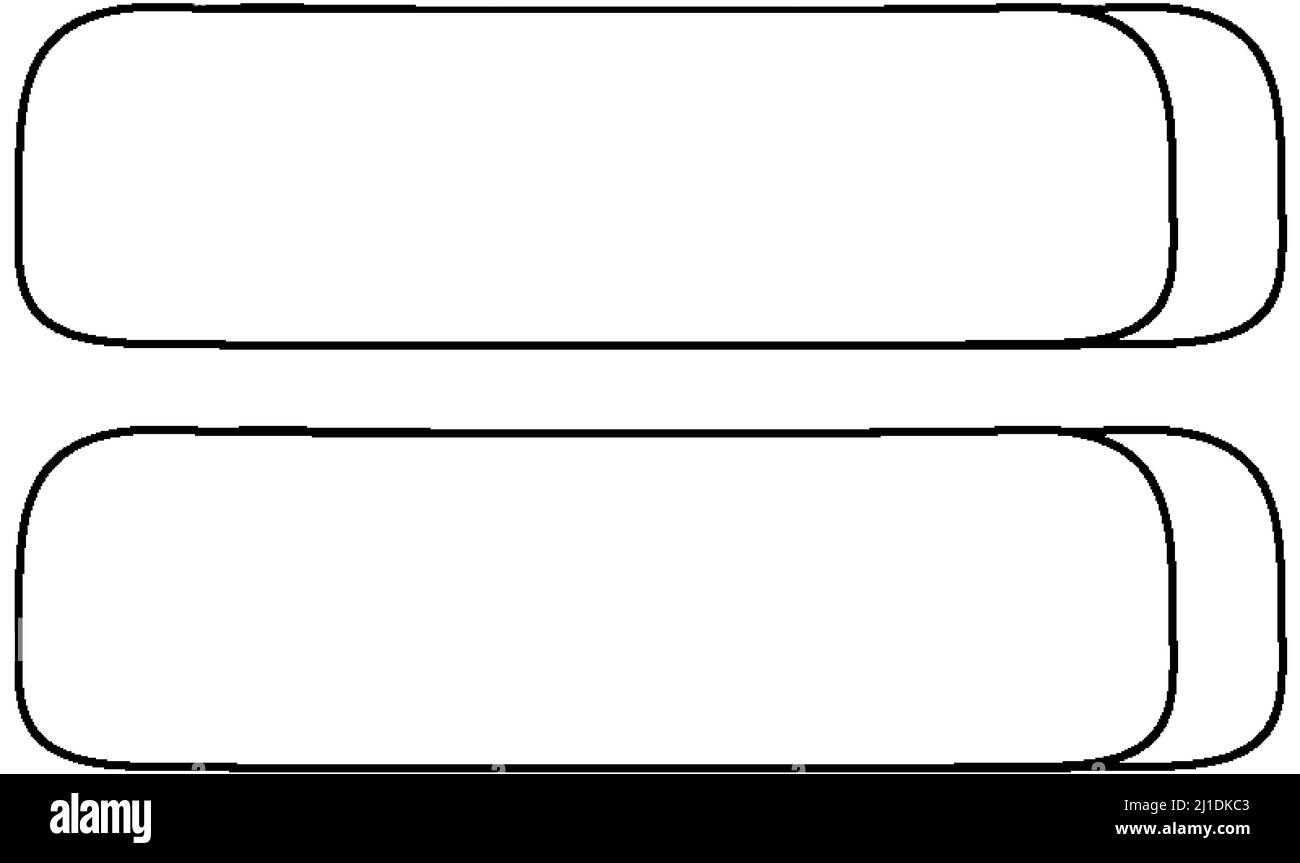 Equal sign black and white doodle character illustration Stock Vector ...