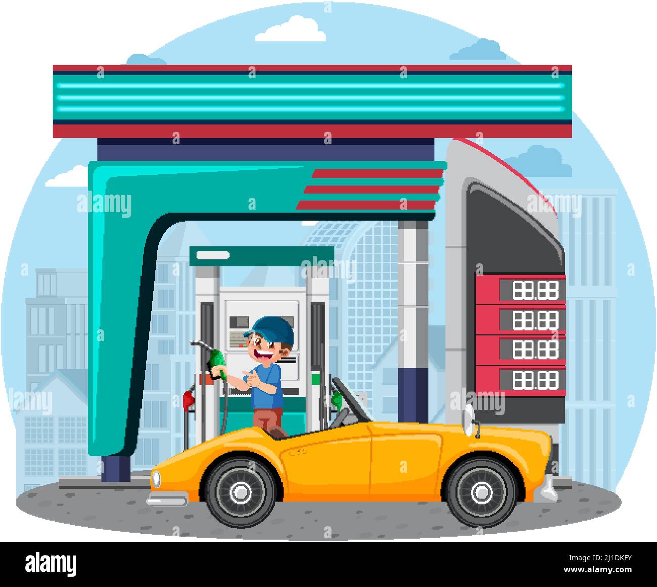 Oil prices concept icon Stock Vector Images - Alamy