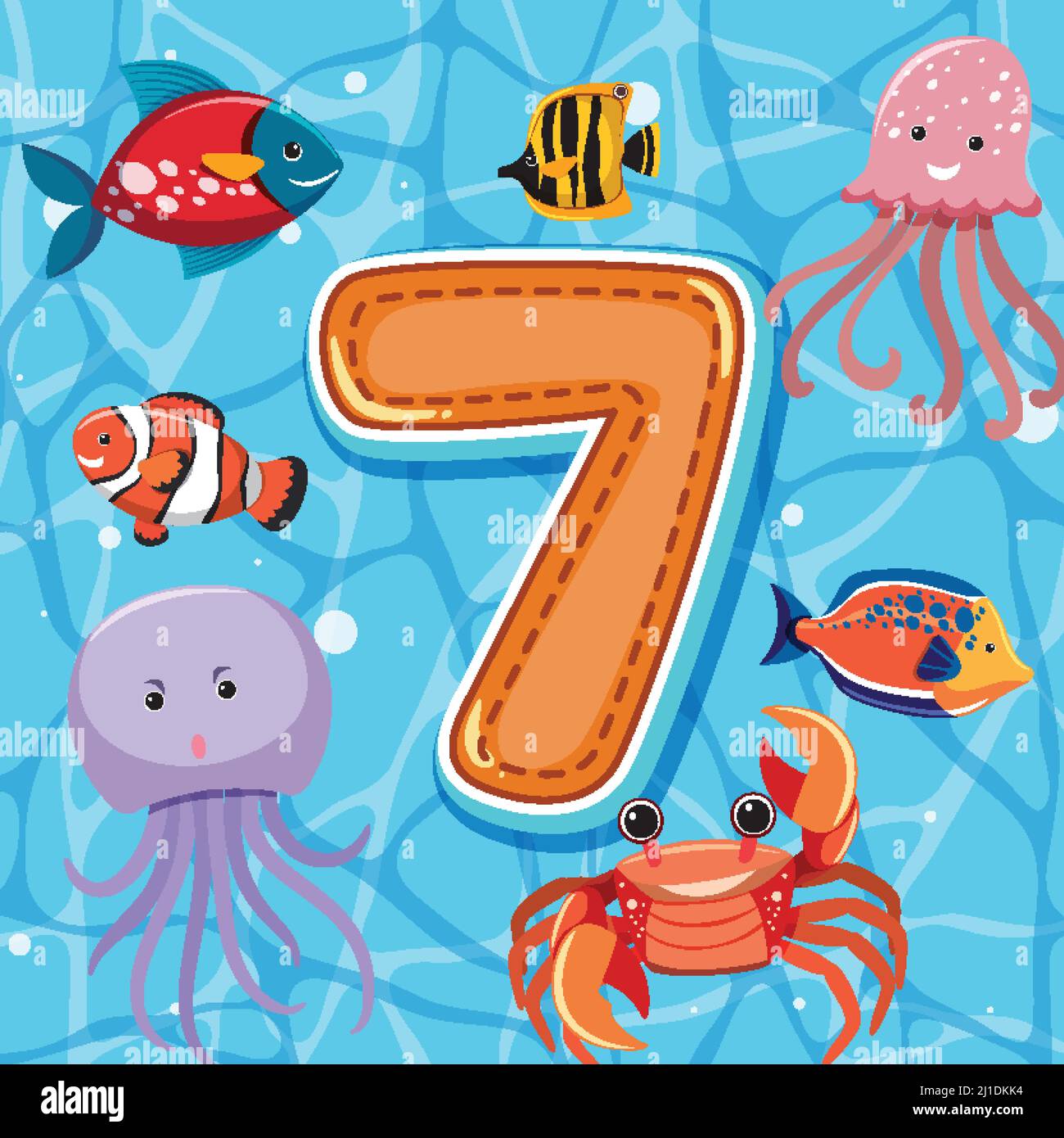 Water seven Stock Vector Images - Alamy