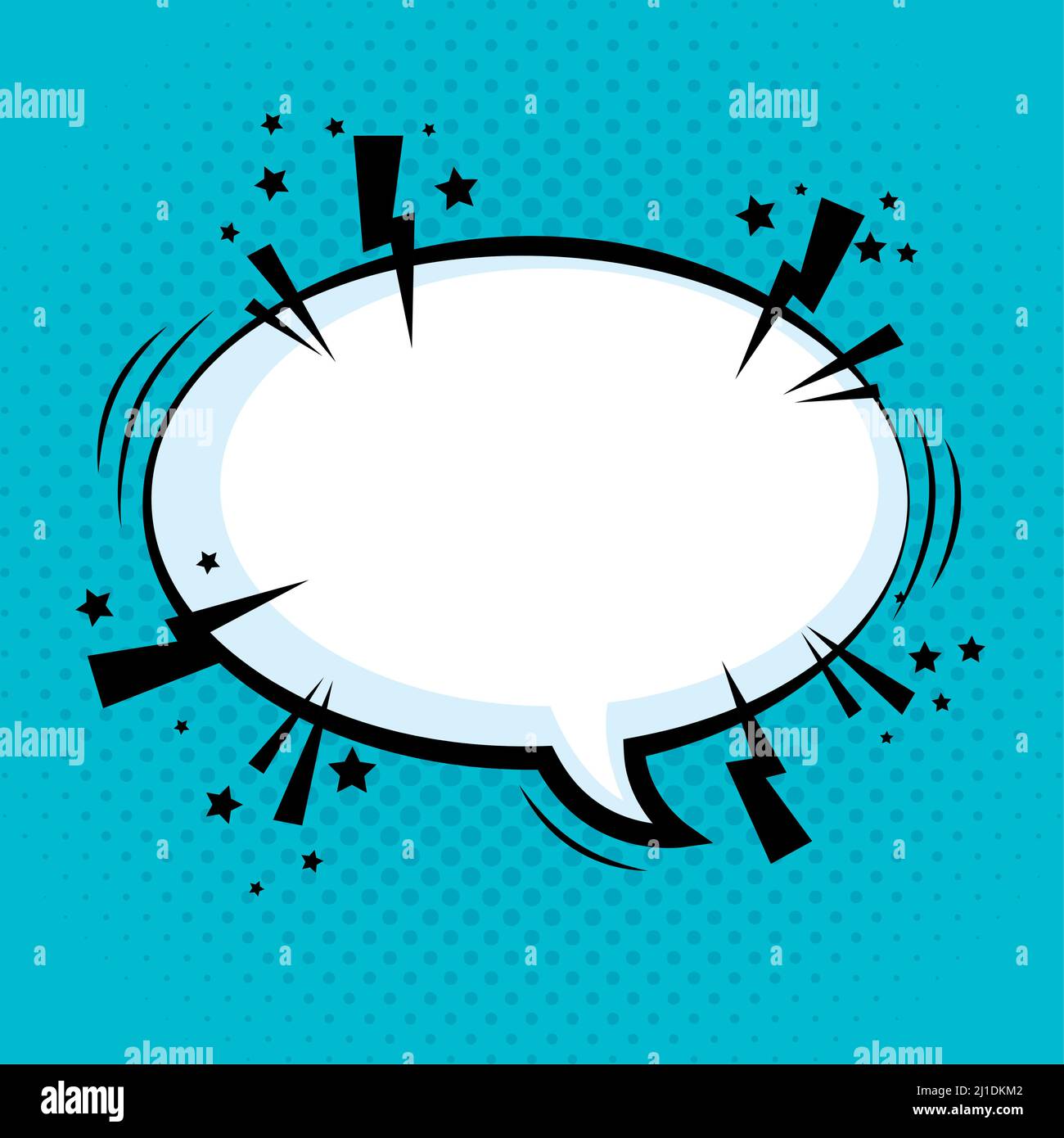 speech bubble pop art style Stock Vector Image & Art - Alamy