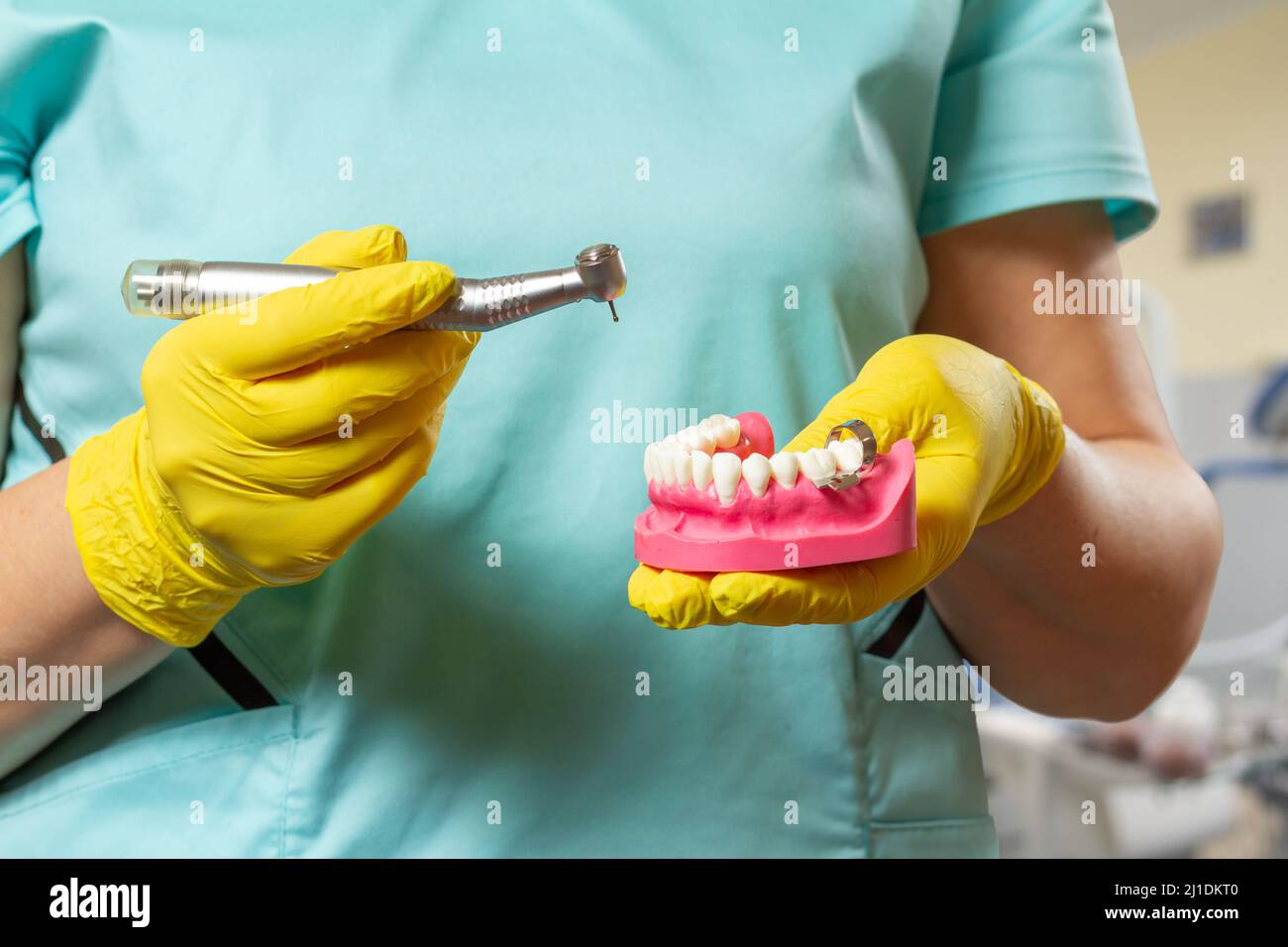 Professional dental instruments for teeth dental care Stock Photo - Alamy