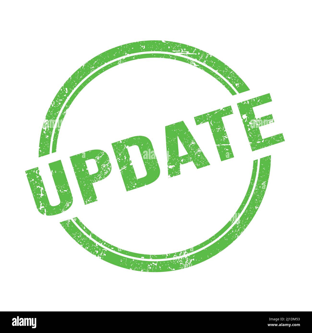 Update sign round vintage hi-res stock photography and images - Alamy