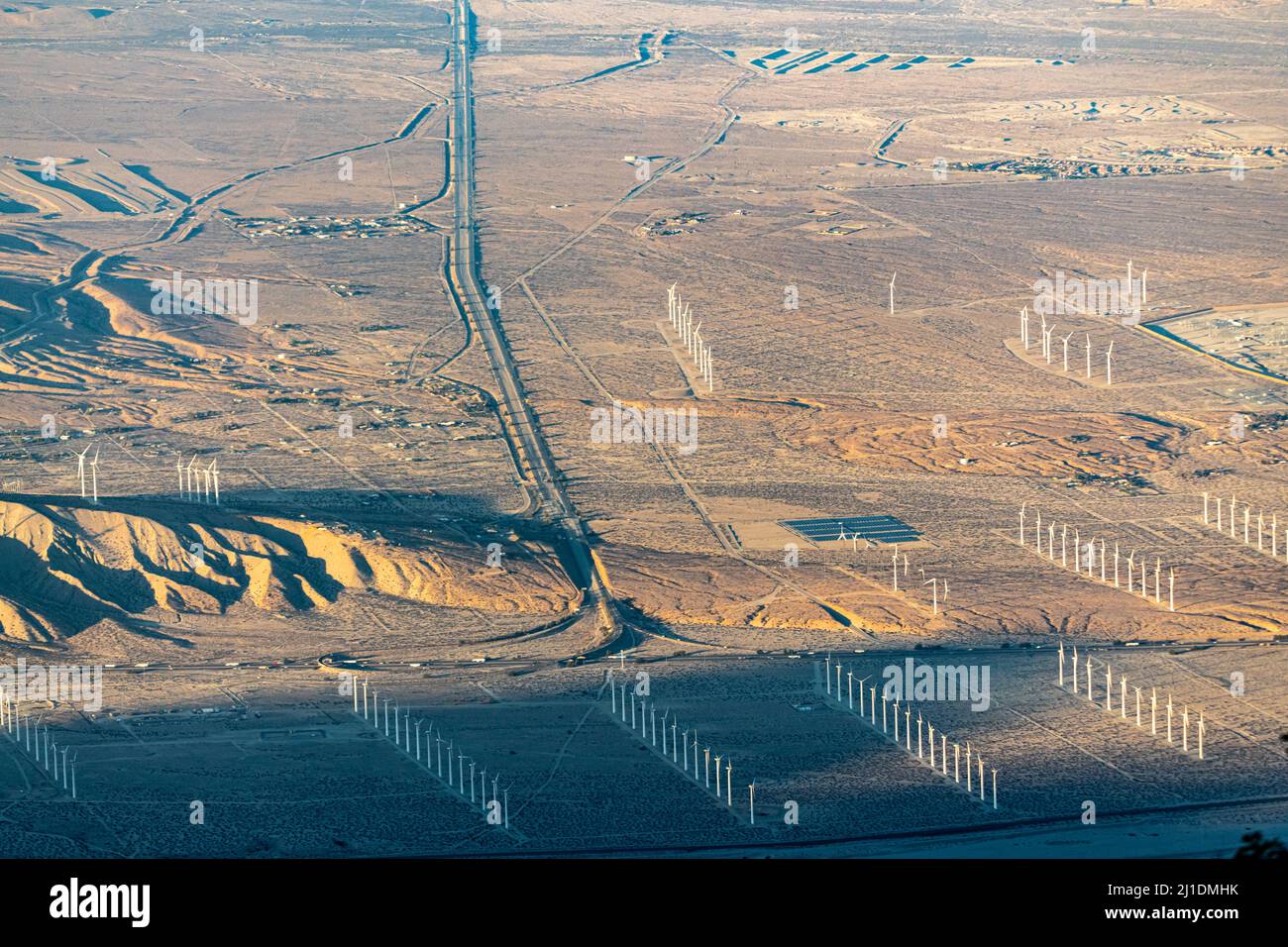 Wind generators in the california desert hi-res stock photography and ...