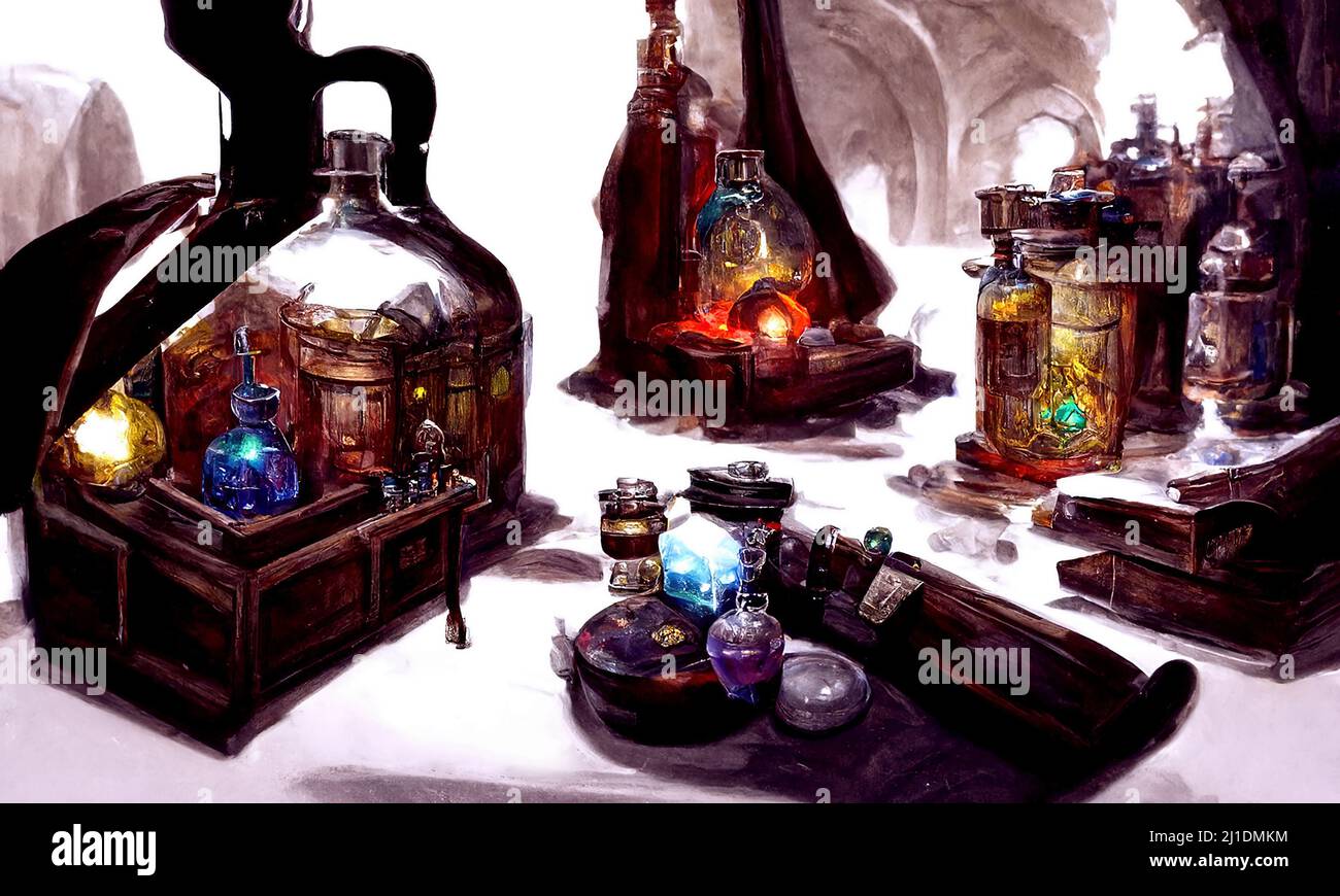 Medieval apothecary jar hi-res stock photography and images - Alamy