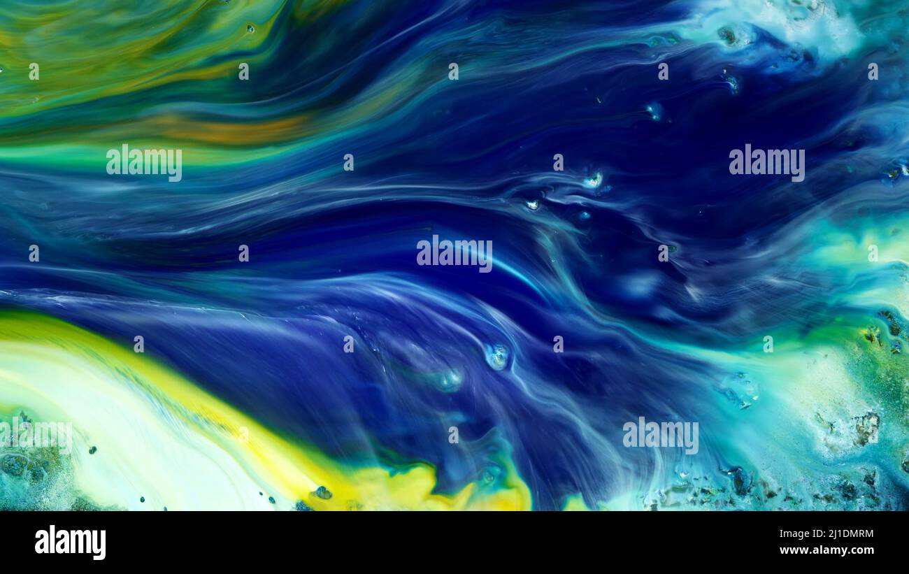 Fluide liquide art acrylic oil paints texture. Backdrop abstract mixing ...
