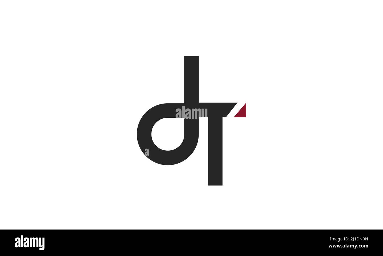 Alphabet letters Initials Monogram logo DT, TD, D and T Stock Vector ...