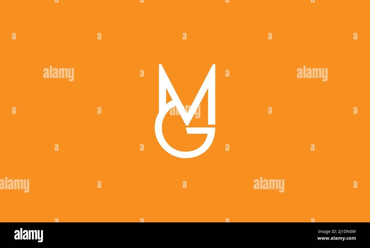 Alphabet letters Initials Monogram logo MG, GM, M and G Stock Vector ...
