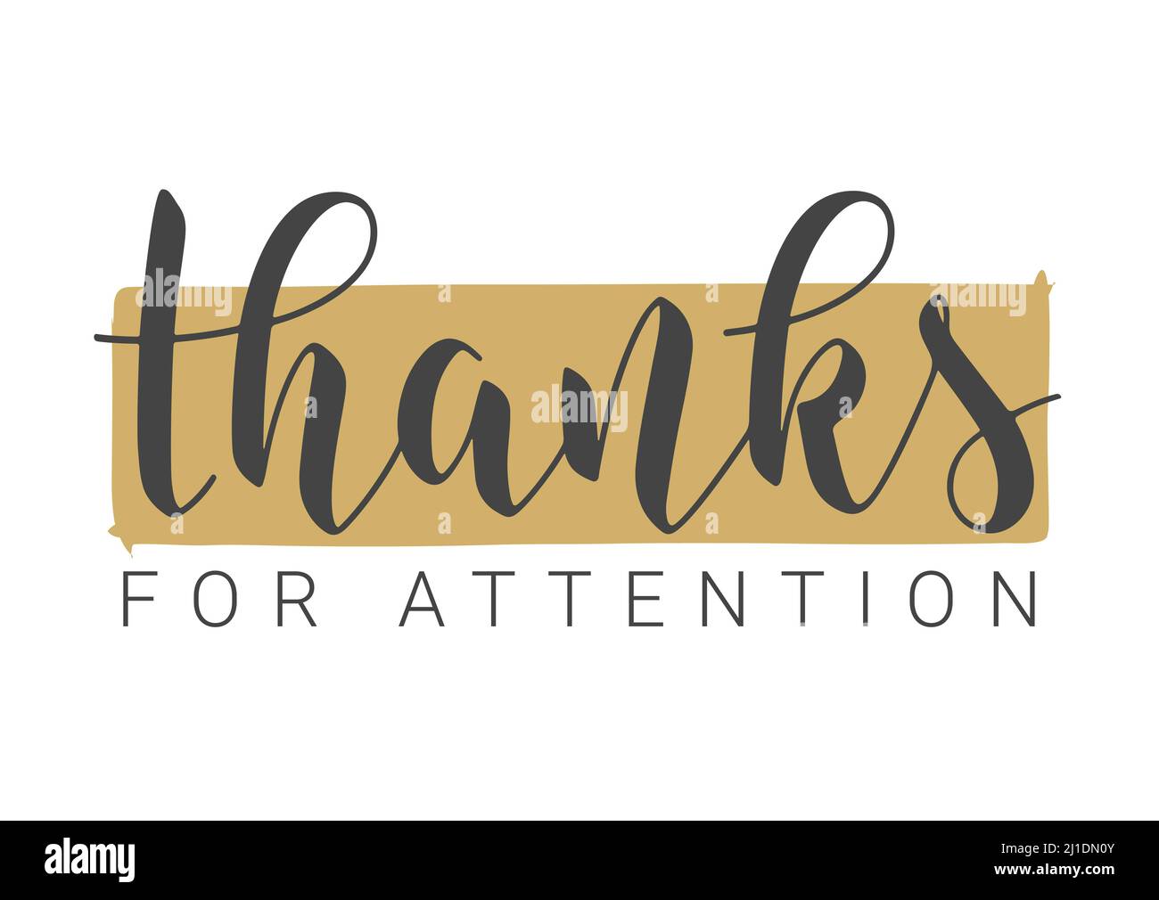 Thank attention Stock Vector Images - Alamy