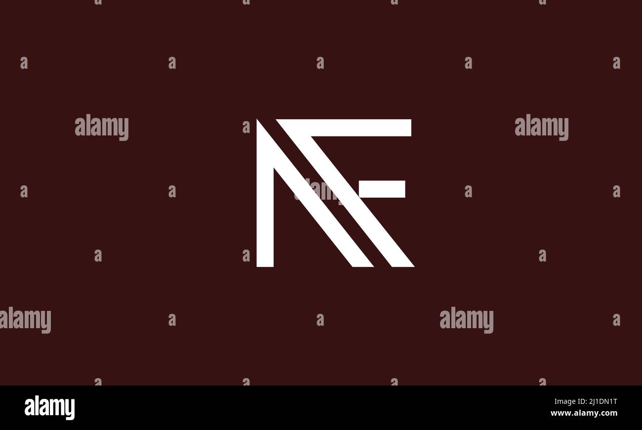 Alphabet letters Initials Monogram logo Fn, NF, F and N Stock Vector ...