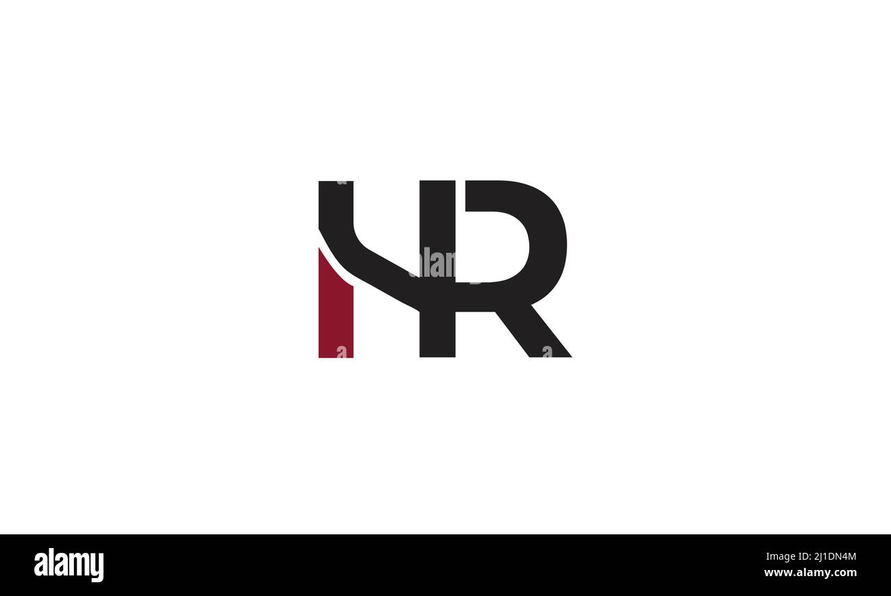 Alphabet letters Initials Monogram logo HR, RH, R and H Stock Vector ...