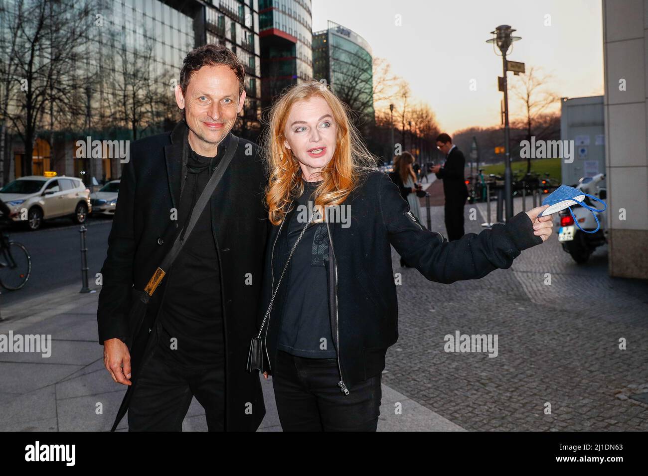 Berlin, Germany. 24th Mar, 2022. Inga Humpe and husband Tommi Eckard ...