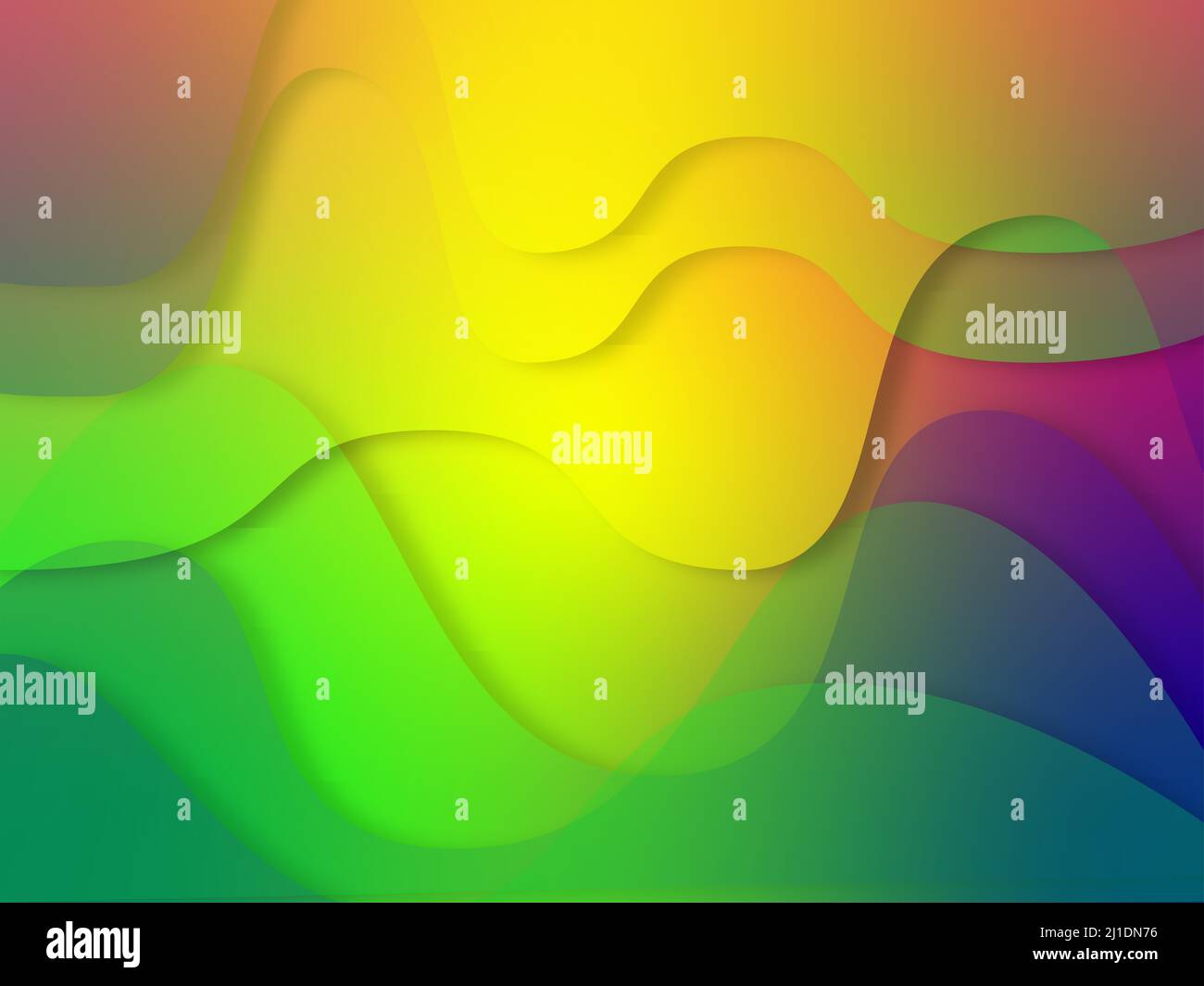 Shaded wavy color illustration wallpaper for presentation backgrounds ...