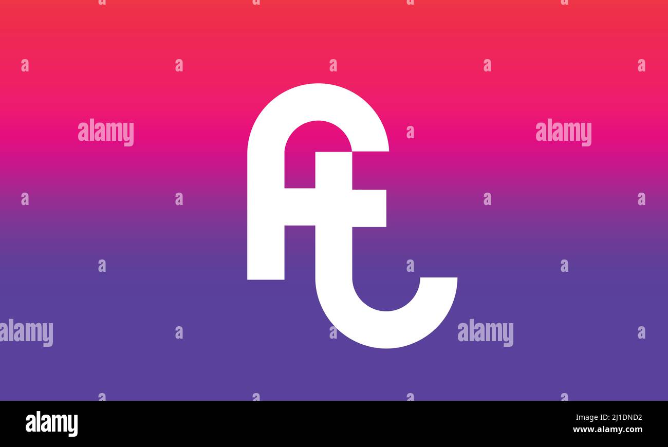 Alphabet letters Initials Monogram logo FT, TF, F and T Stock Vector ...