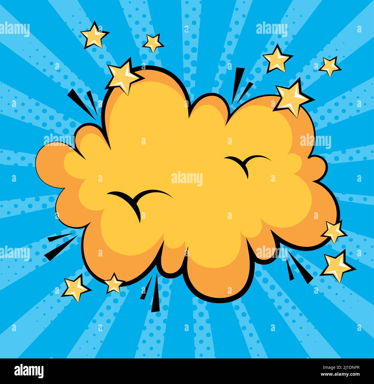 cloud pop art style Stock Vector Image & Art - Alamy