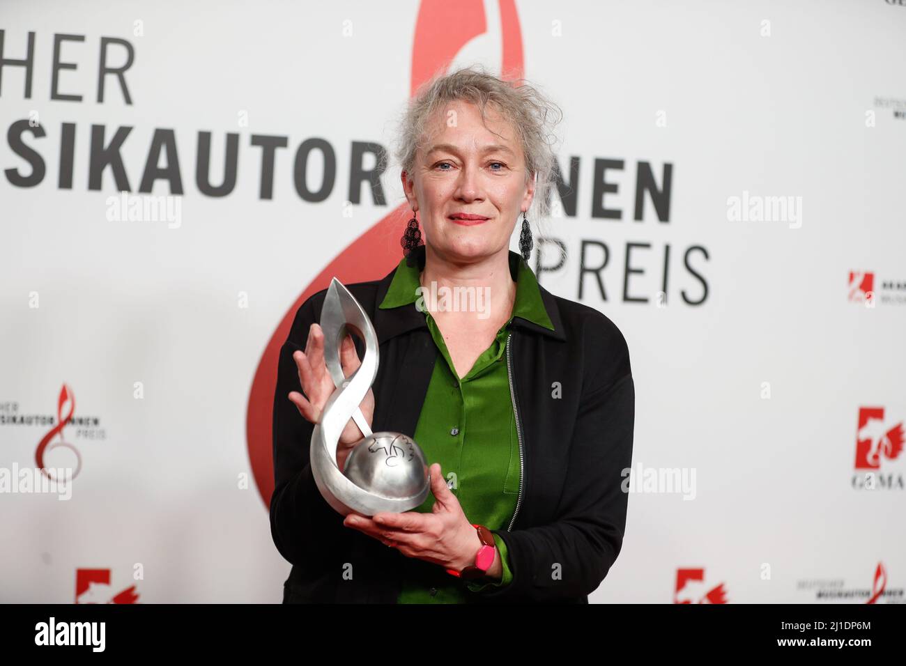 Berlin, Germany. 24th Mar, 2022. Pianist Julia Hülsmann wins the prize ...