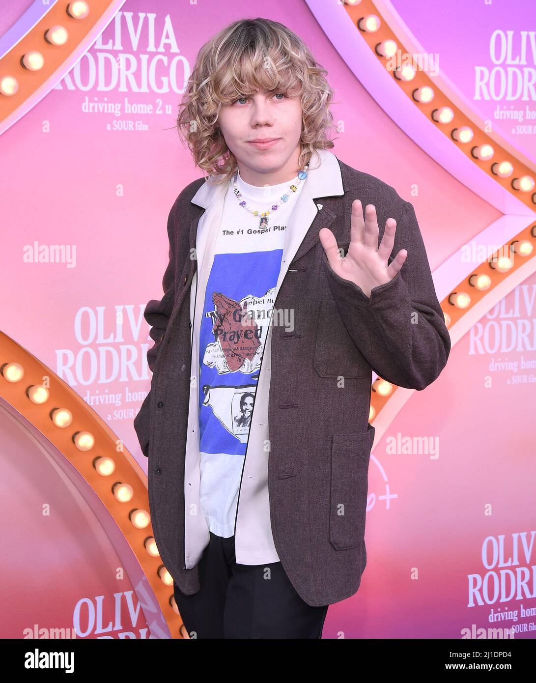 Los Angeles, USA. 24th Mar, 2022. The Kid Laroi arrives at the Disney ...