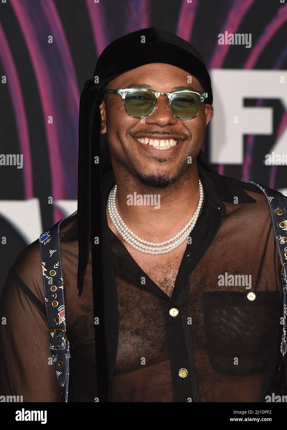 Los Angeles, USA. 24th Mar, 2022. Larry Powell walking on the red ...