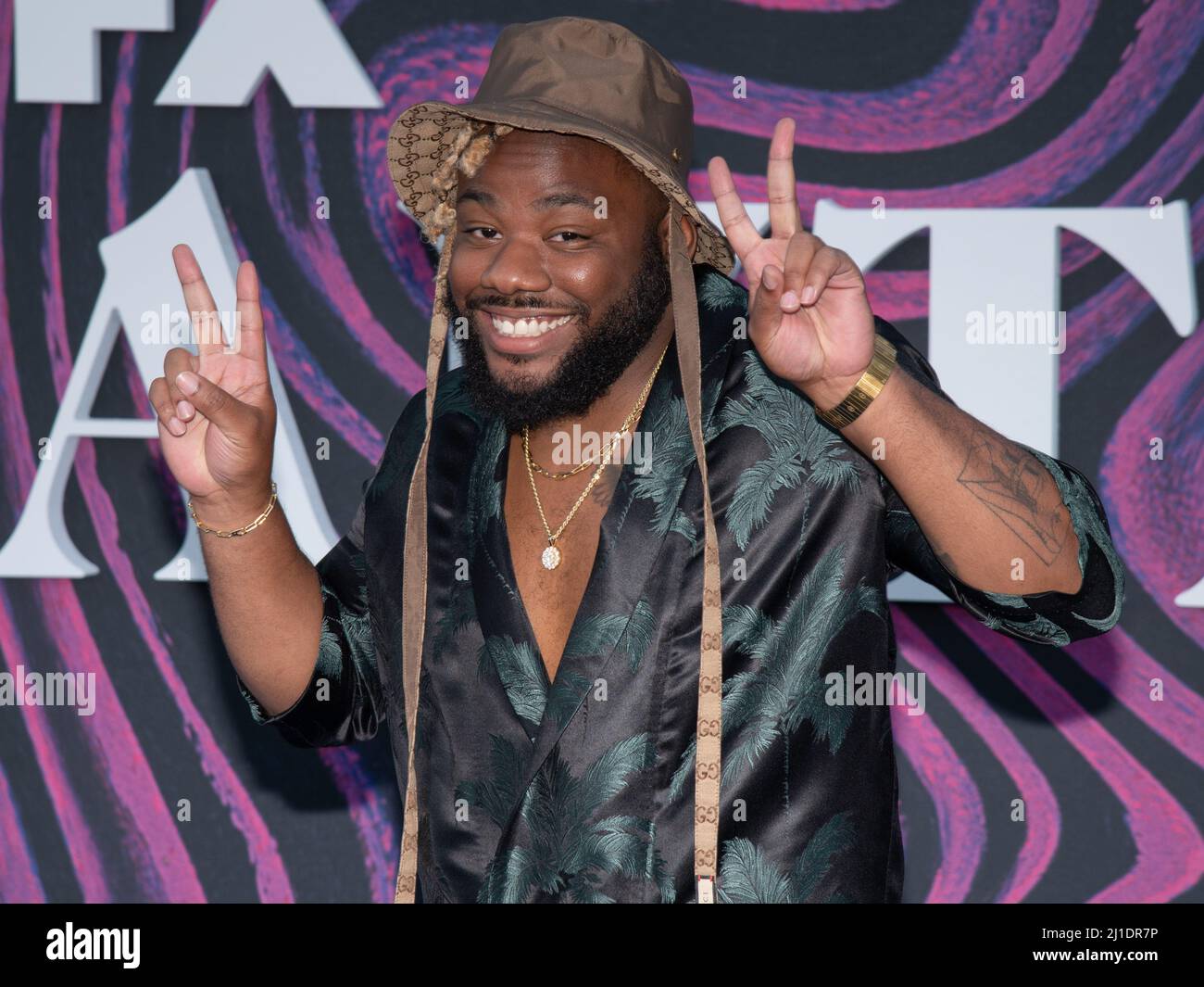March 24, 2022, Hollywood, California, USA: Stephen Glover attends the ...