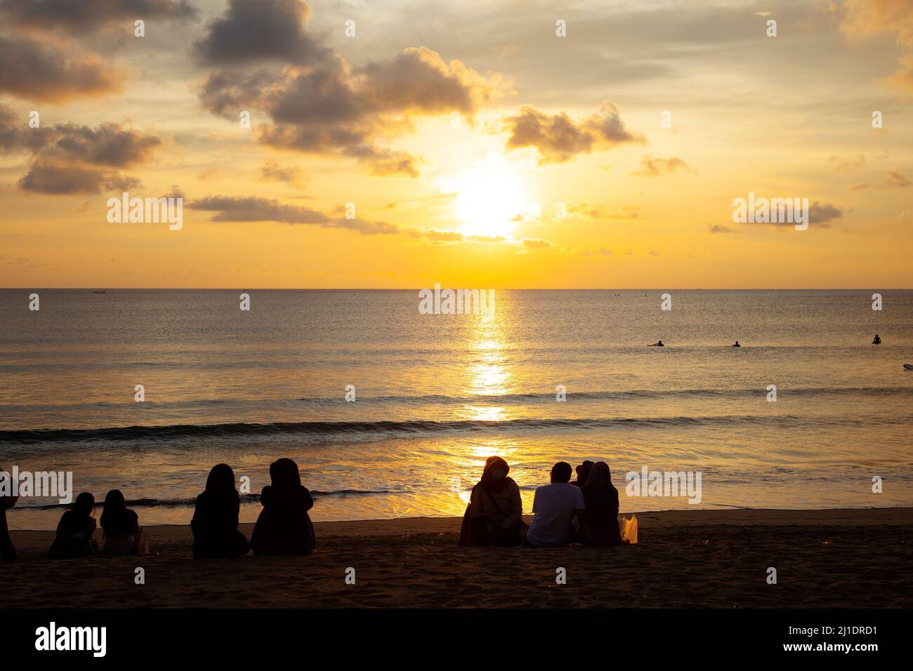 Kuta beach bali sunset hi-res stock photography and images - Alamy