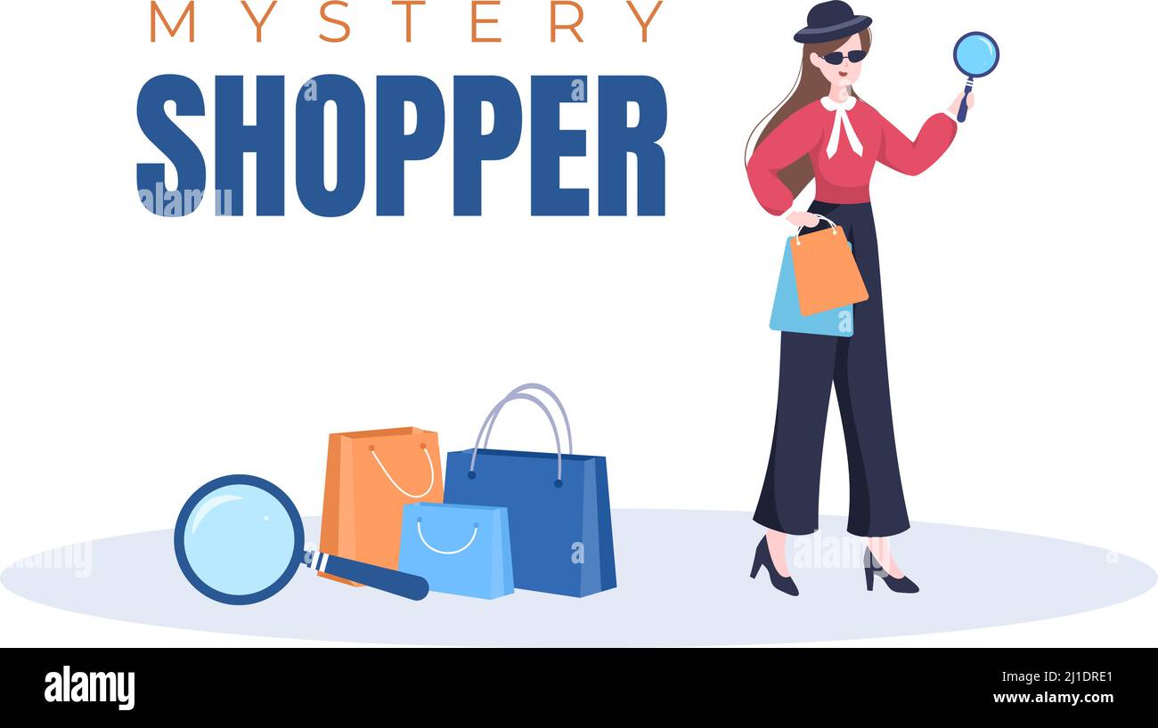 Mystery Shopper with Bags in Sunglasses, Magnifier, Spy Coats and Hats ...