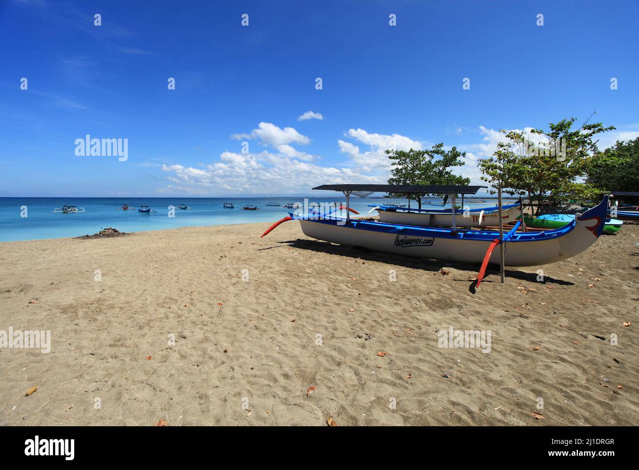 View of Jerman Beach or Pantai Jerman in Tuban, Bali, Indonesia Stock ...