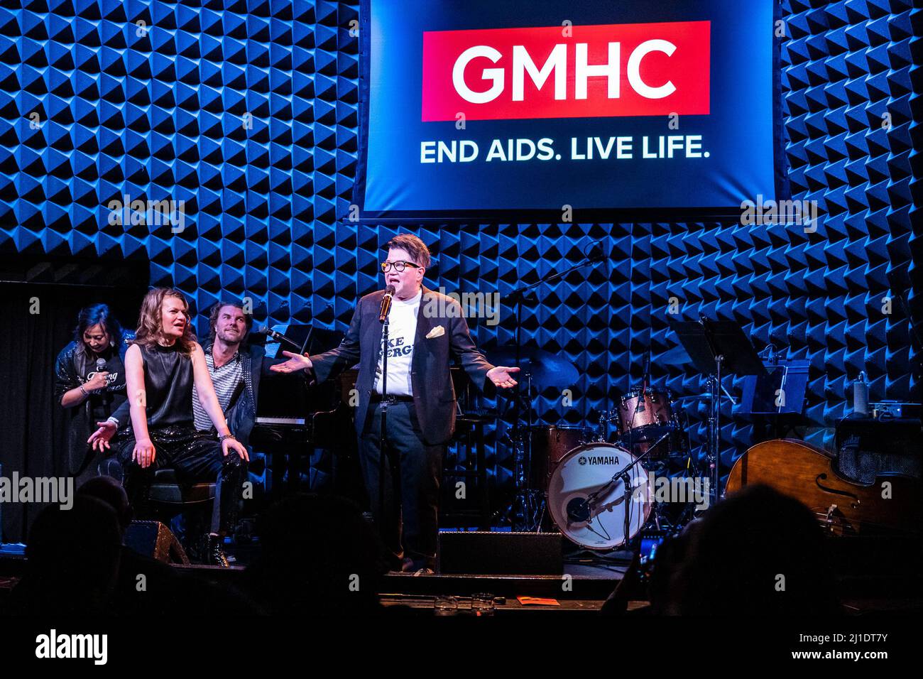 New York, USA. 24th Mar, 2022. Lea DeLaria receives the Howard Ashman ...