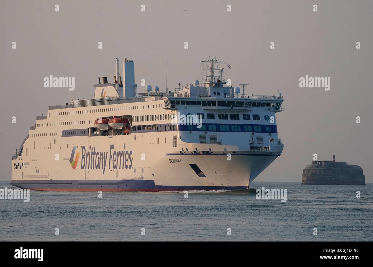Brittany Ferries' new ferry Salamanca, the UK's first Liquefied Natural ...