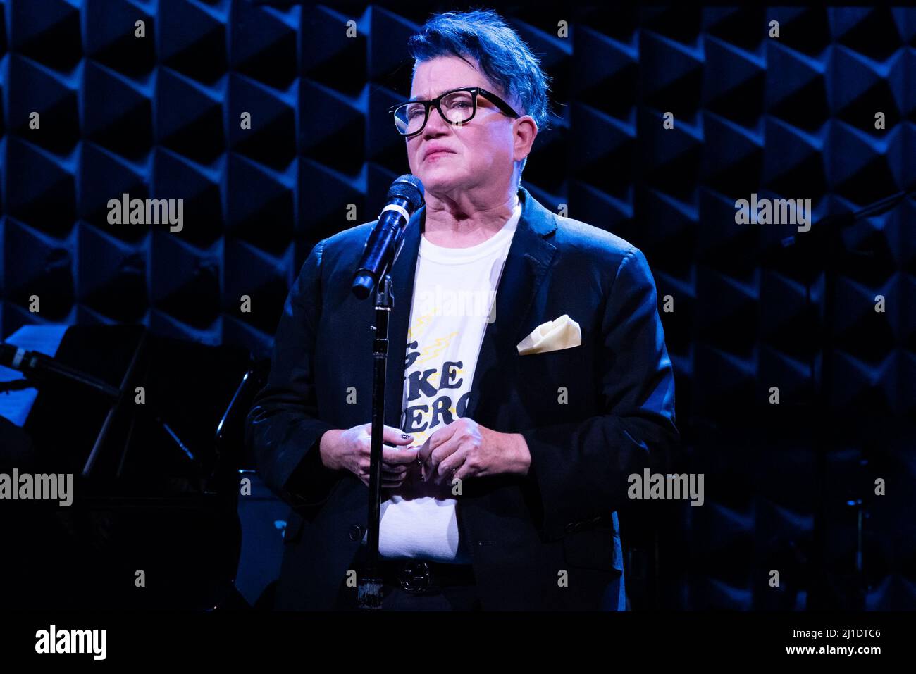 New York, USA. 24th Mar, 2022. Lea DeLaria receives the Howard Ashman ...